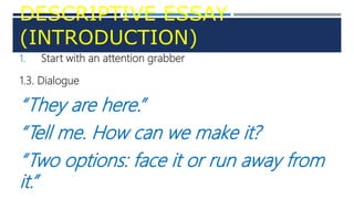 Essay and Essay writing | PPTX