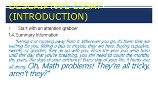 Essay and Essay writing | PPTX