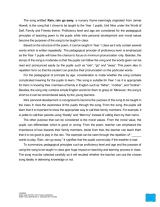 Essay song and poetry | DOCX