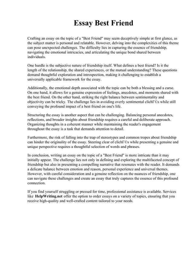 Essay Best Friend.pdf