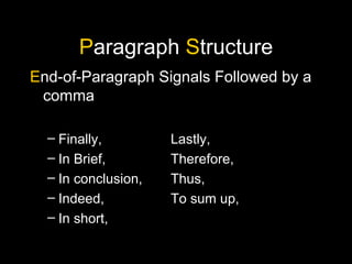 Essay Writing (Body) | PPT