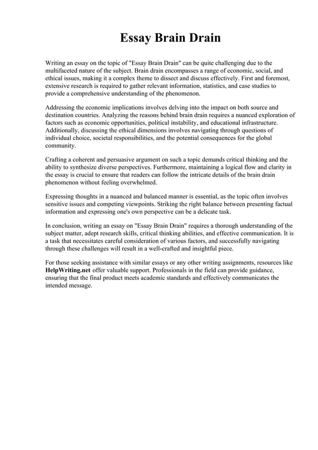 Essay Brain Drain.pdf