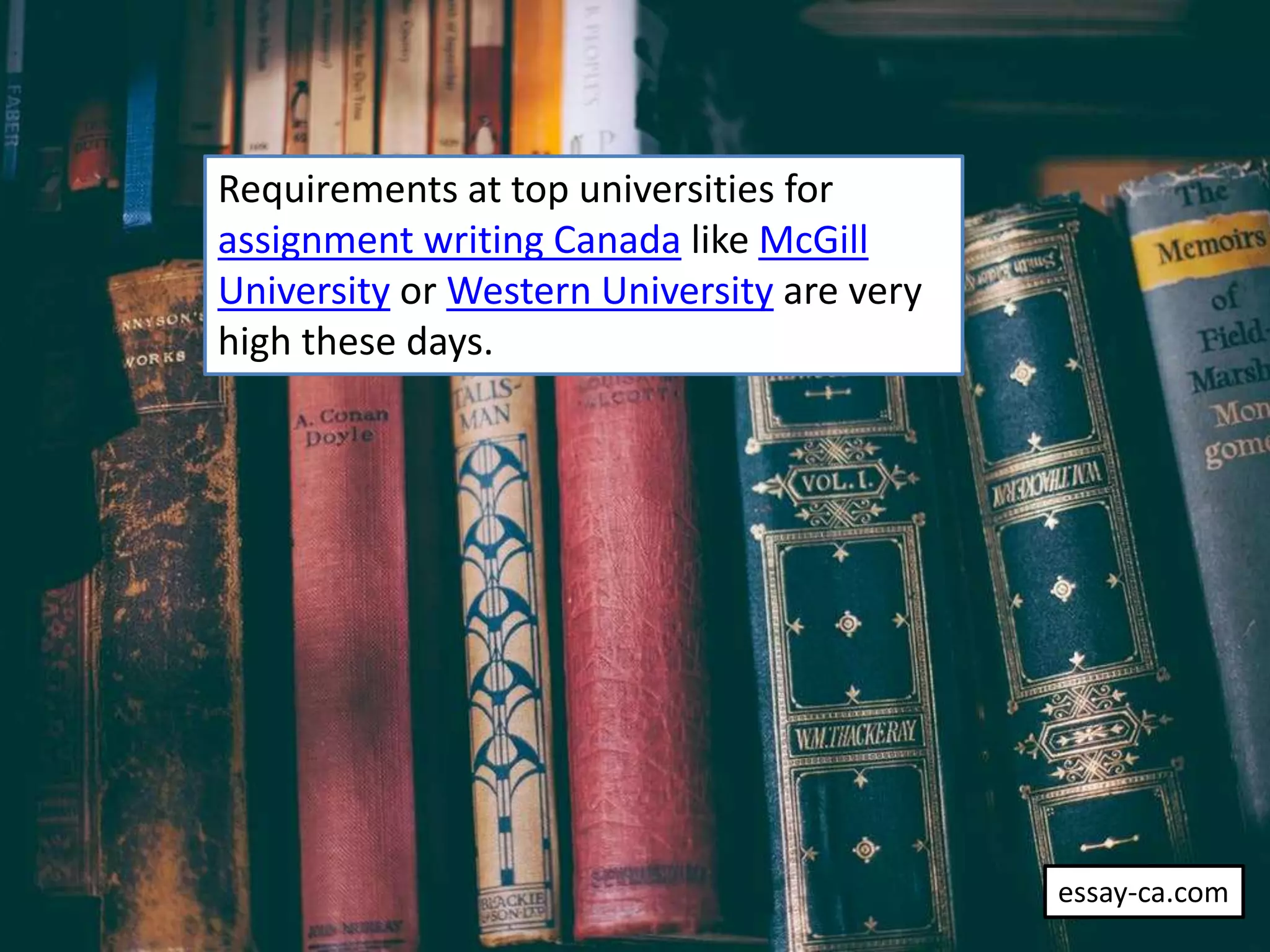 Essay Writing Guide for Canadian Students | PPTX | Homework and Study ...