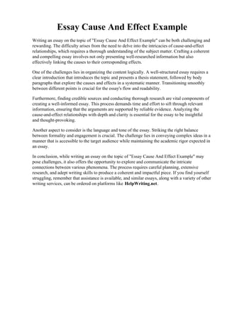Essay Cause And Effect Example.pdf