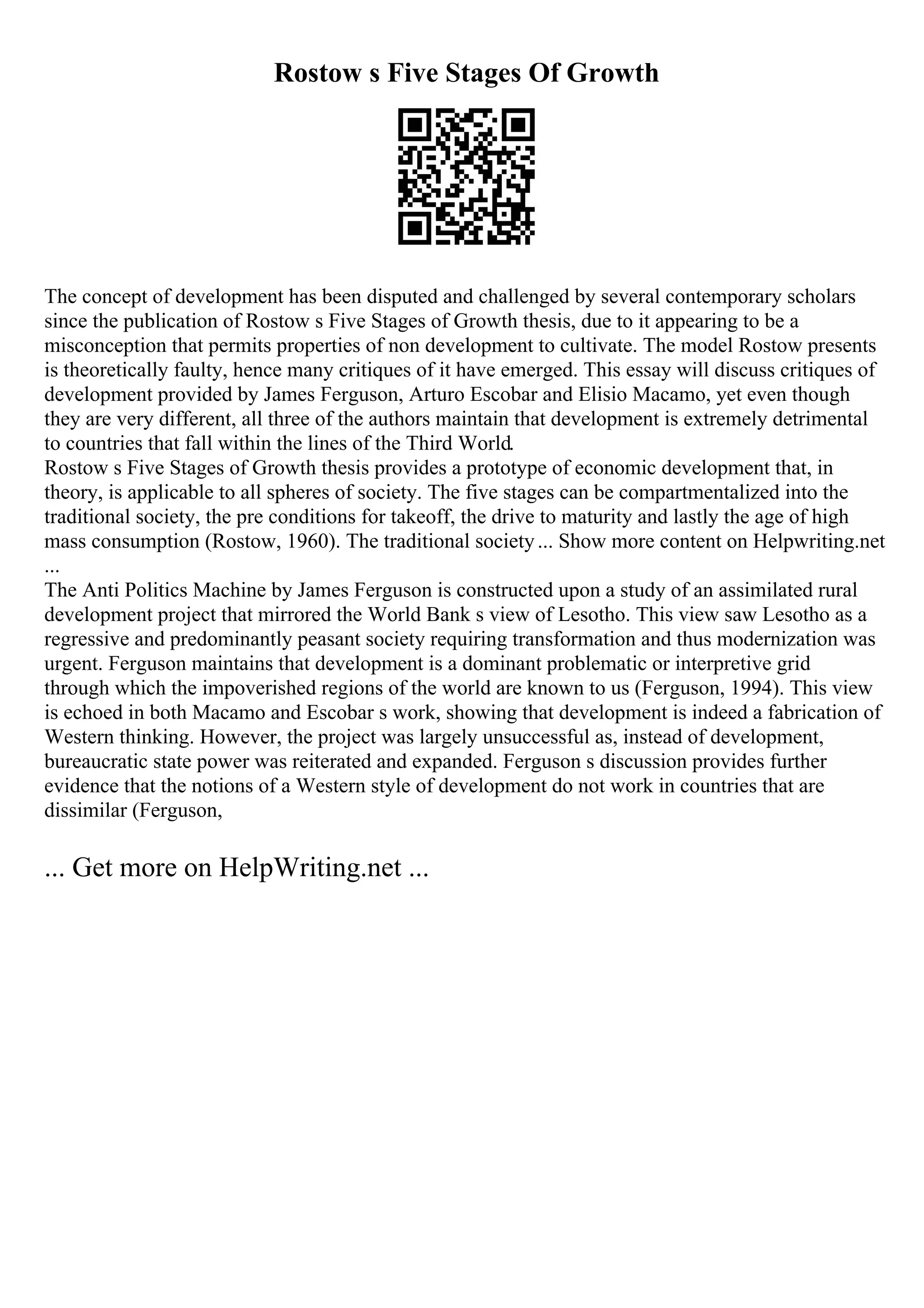 Essay Chronological Order Example | PDF