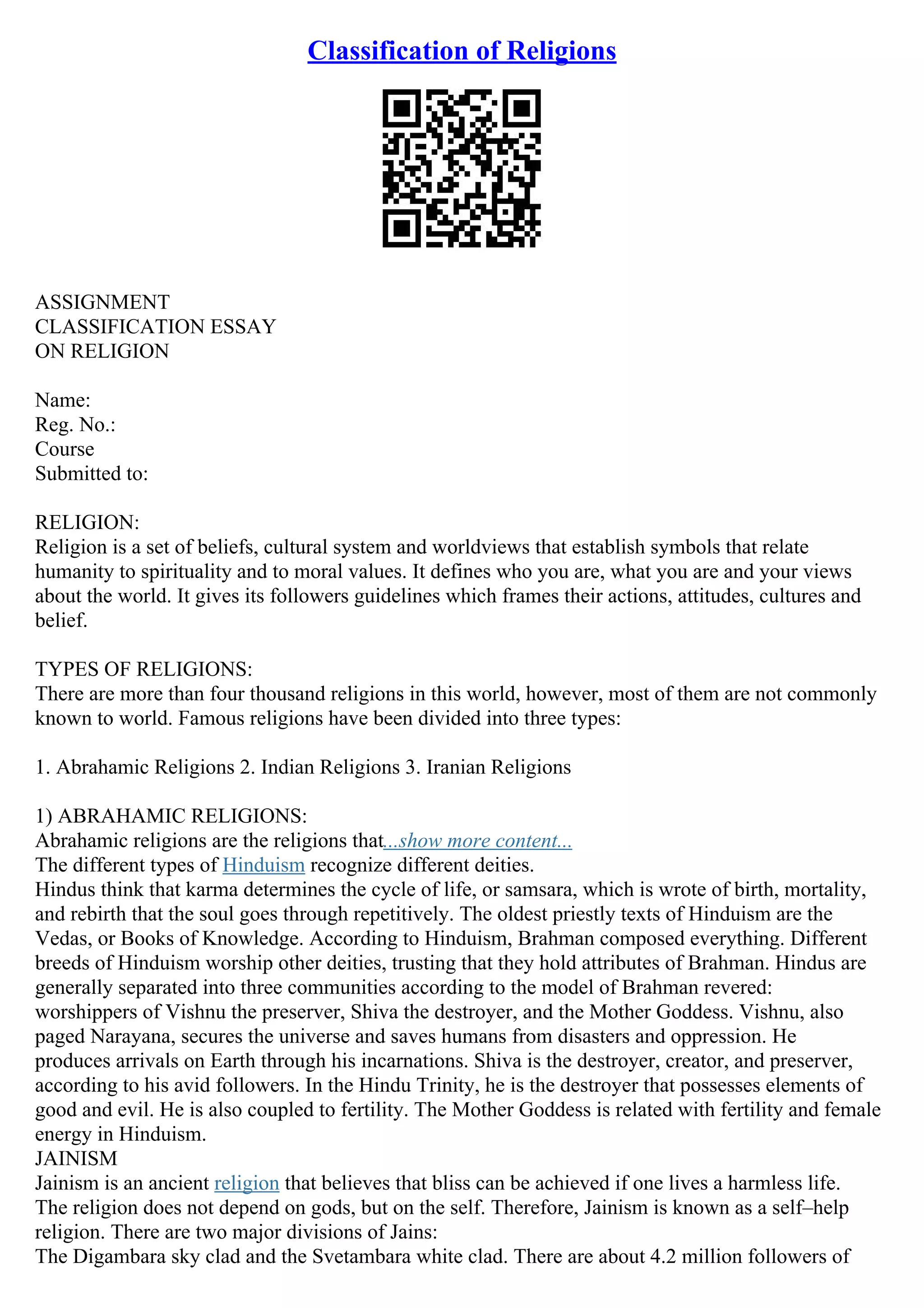 Essay Classification | PDF