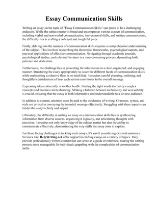 Essay Communication Skills.pdf