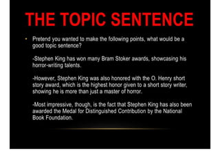 Essay Components | PPT