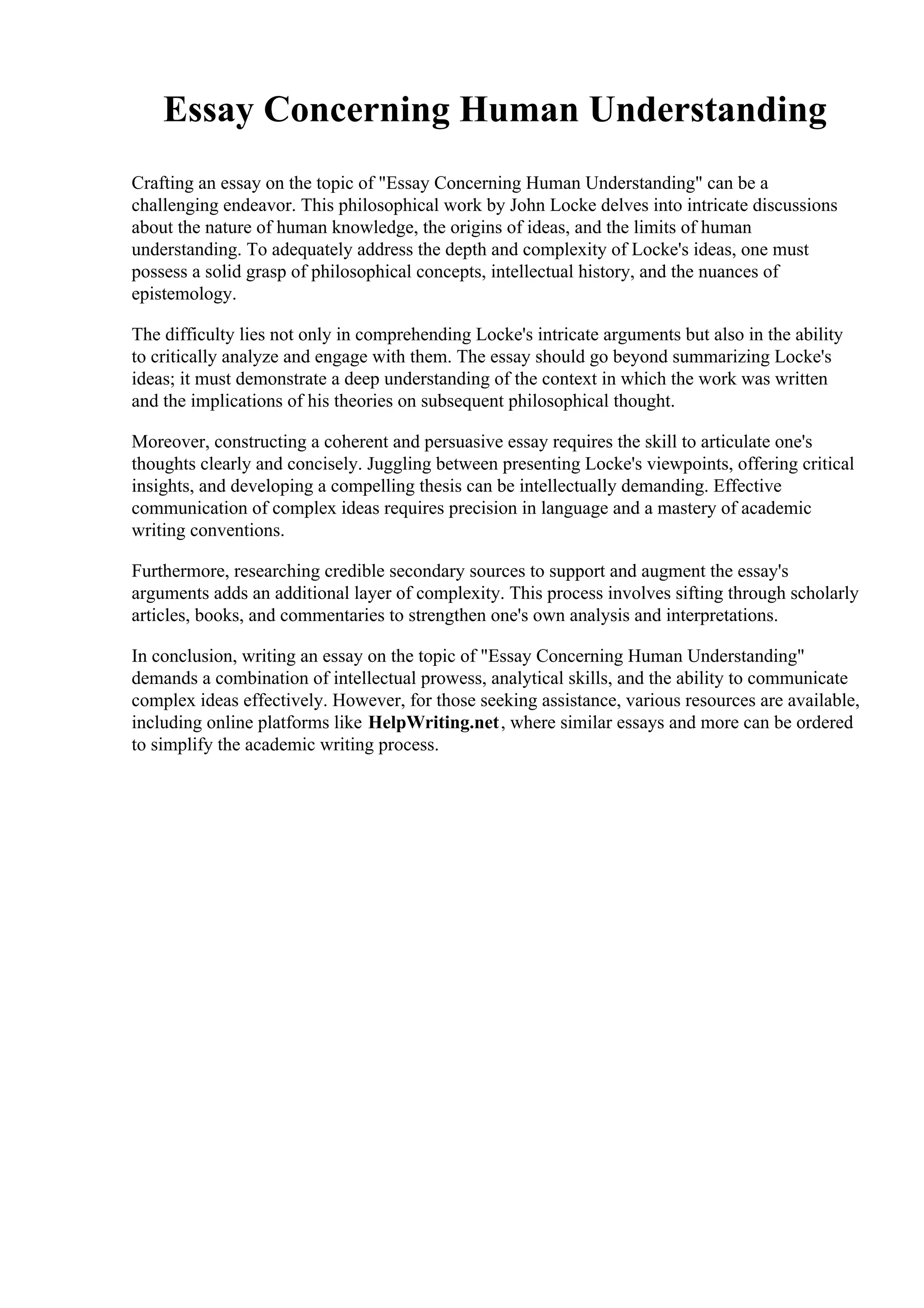 Essay Concerning Human Understanding.pdf