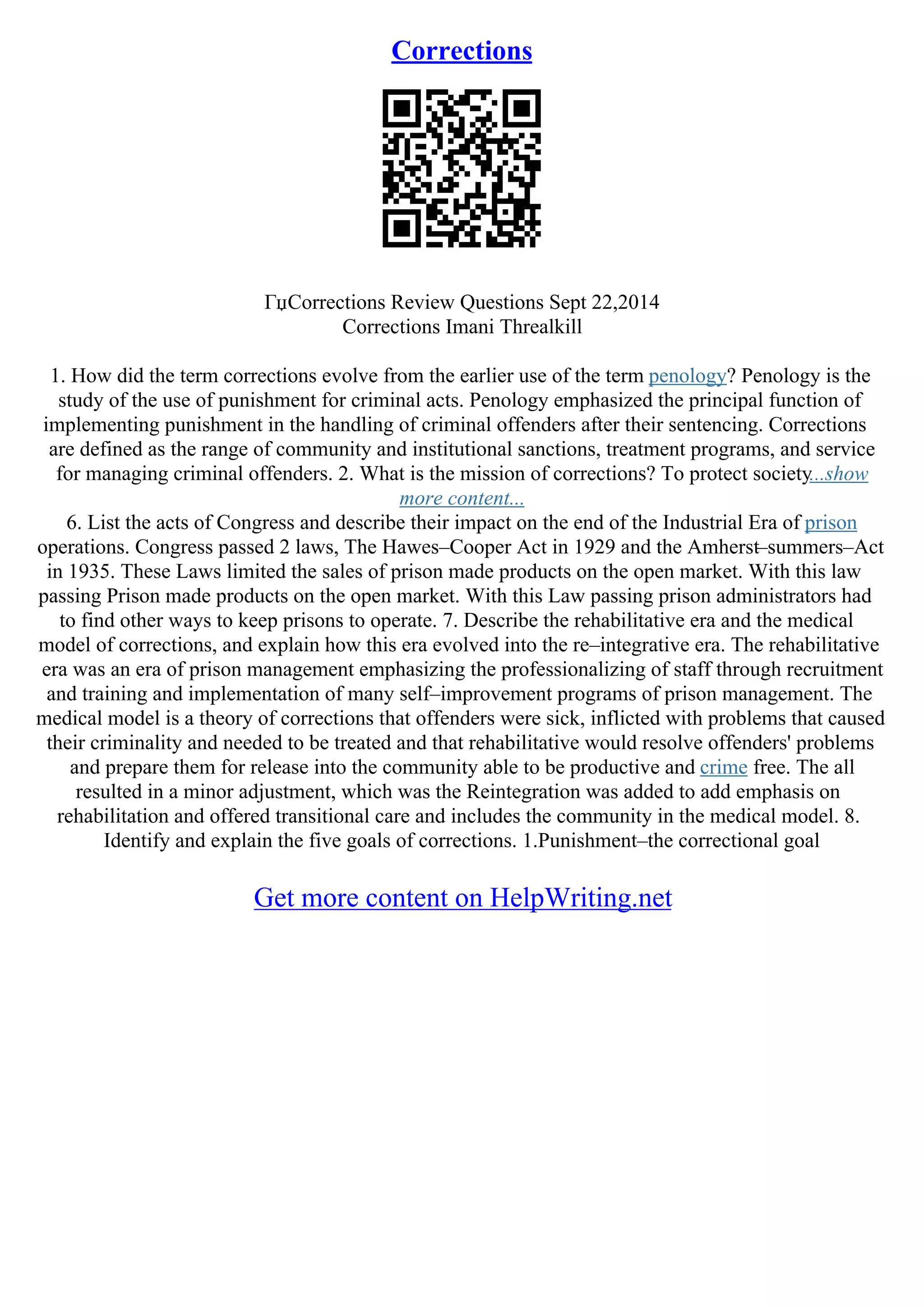 Essay Corrections | PDF