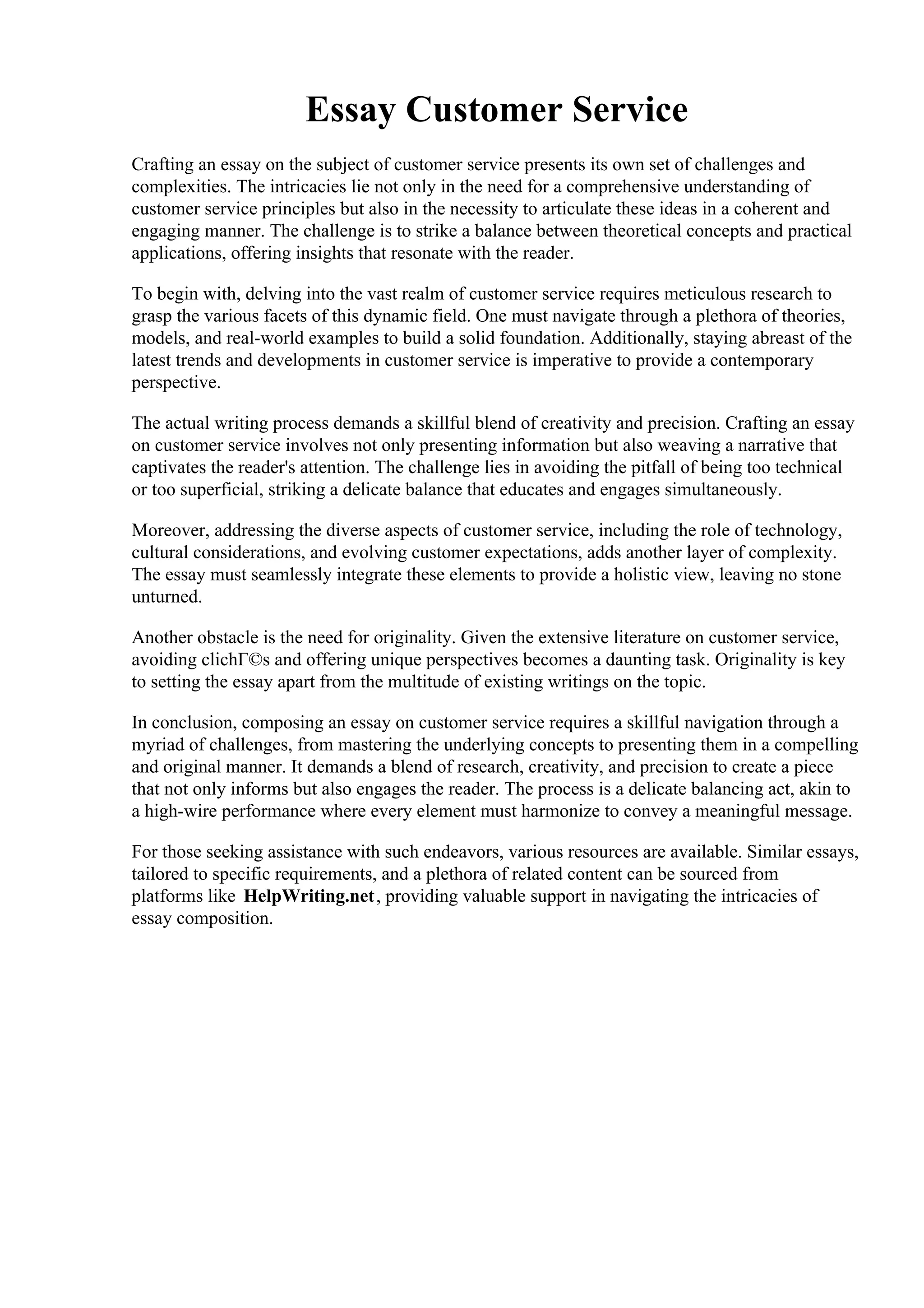 Essay Customer Service.pdf