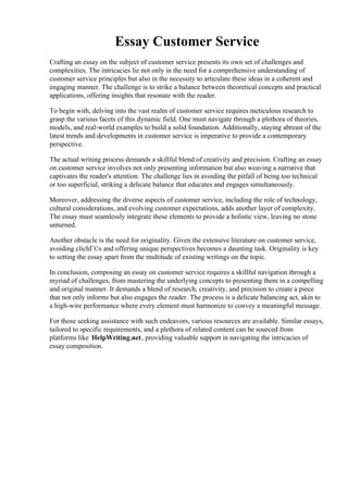 Essay Customer Service.pdf