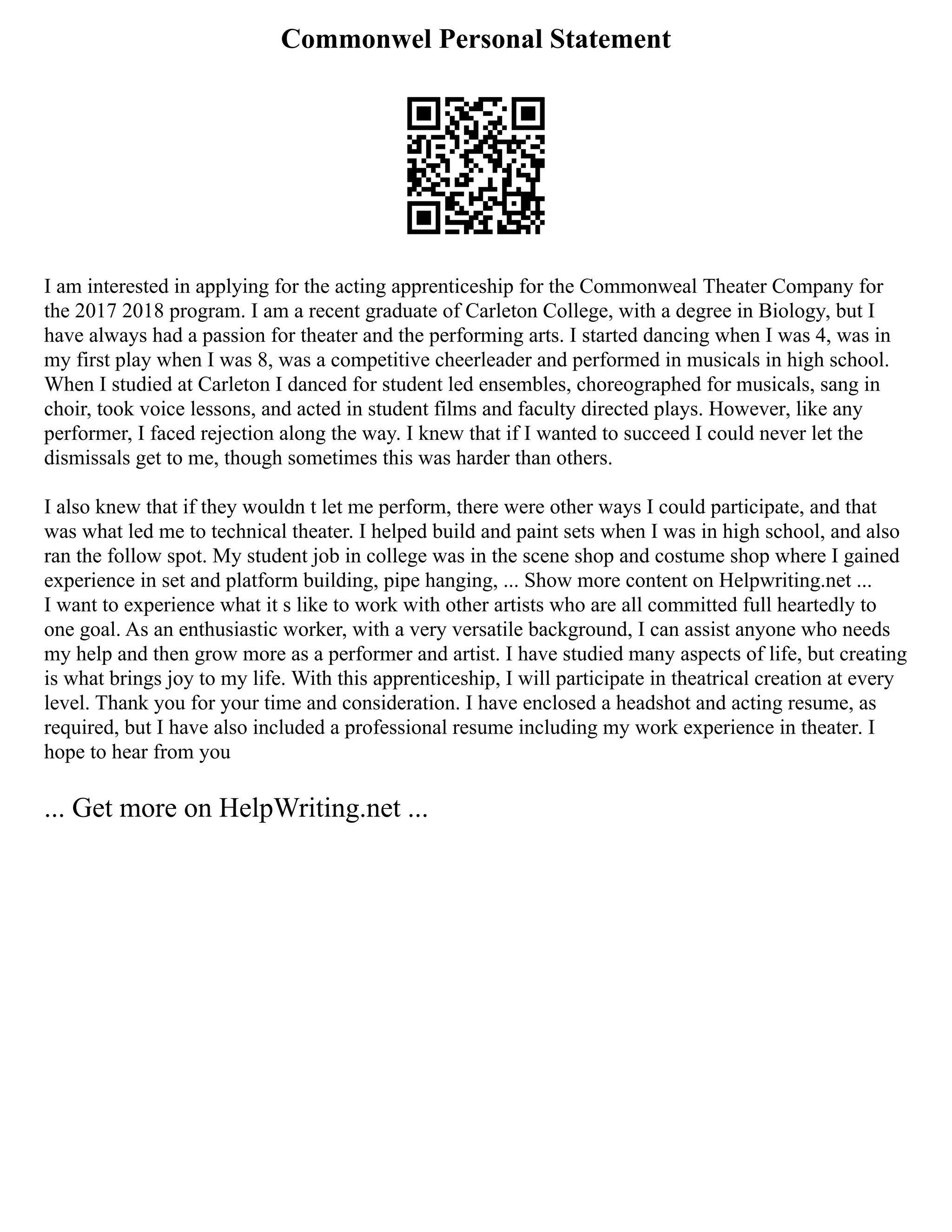 Essay Describing Yourself Examples Telegraph | PDF