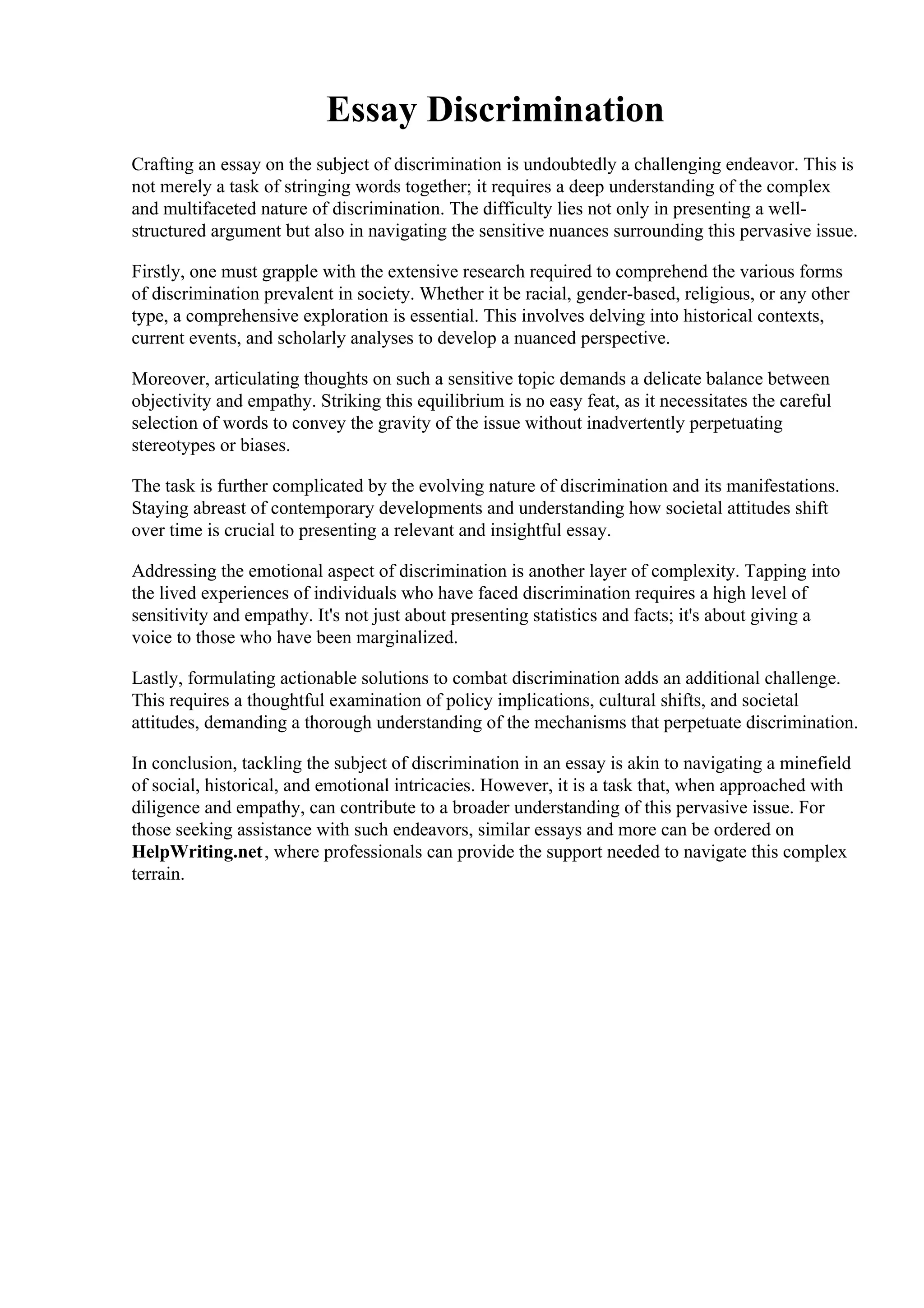 Essay Discrimination.pdf