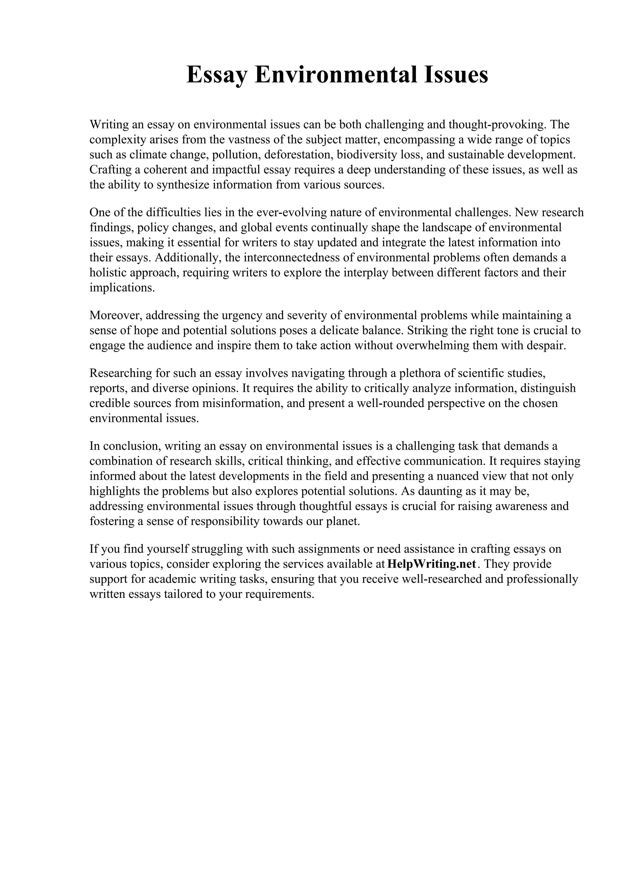 Essay Environmental Issues.pdf