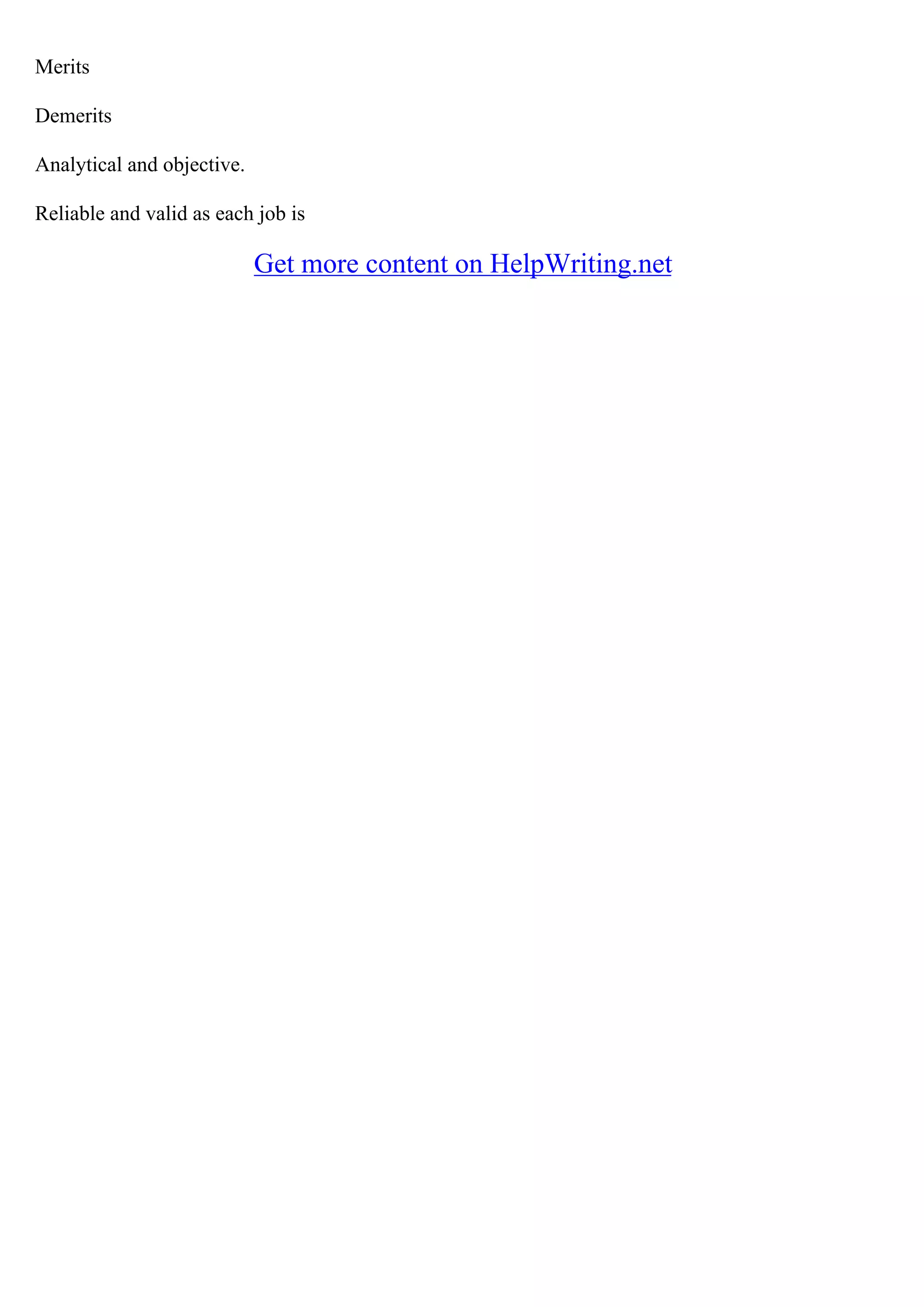 Essay Evaluation Method | PDF