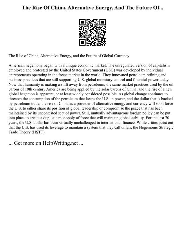 Essay Examples Cae | PDF