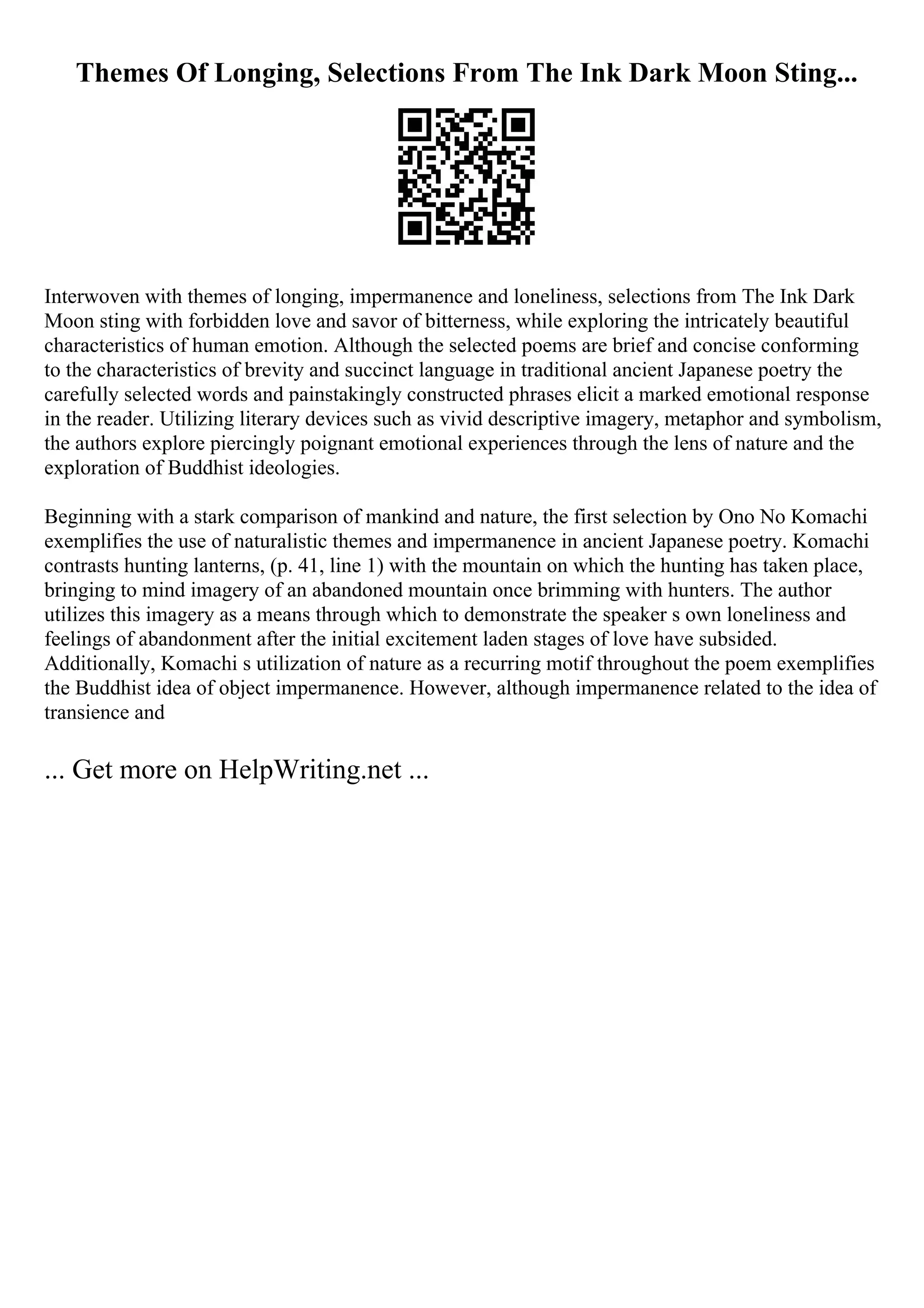 Essay Examples For Grade 6 | PDF