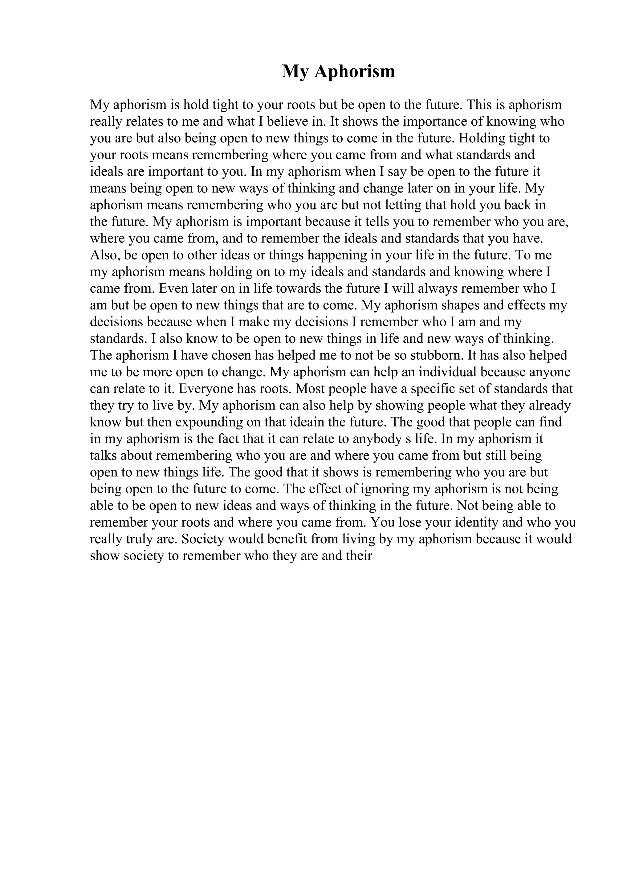 Essay Examples For High School Students | PDF