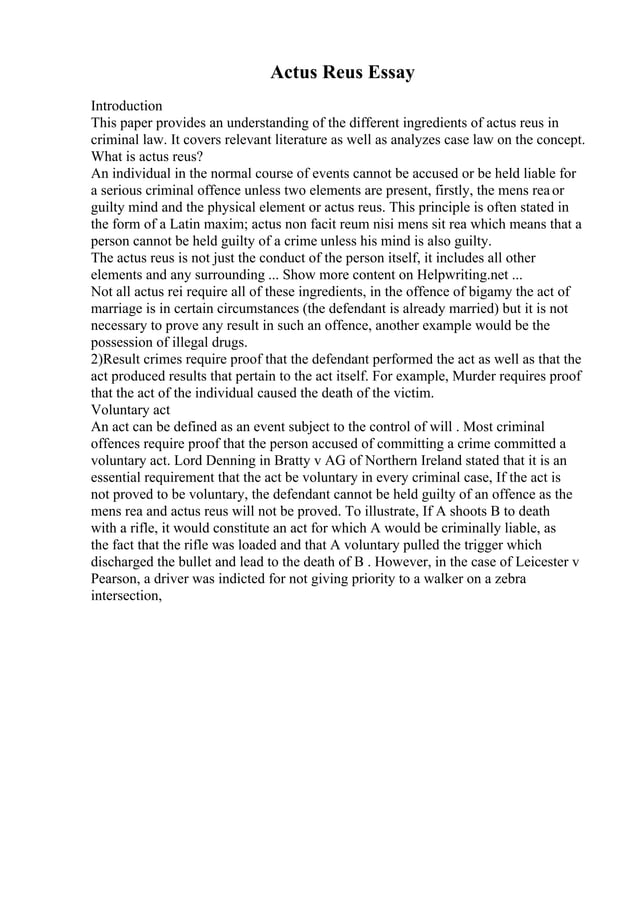 Essay Examples For High School Students | PDF | Homework and Study ...