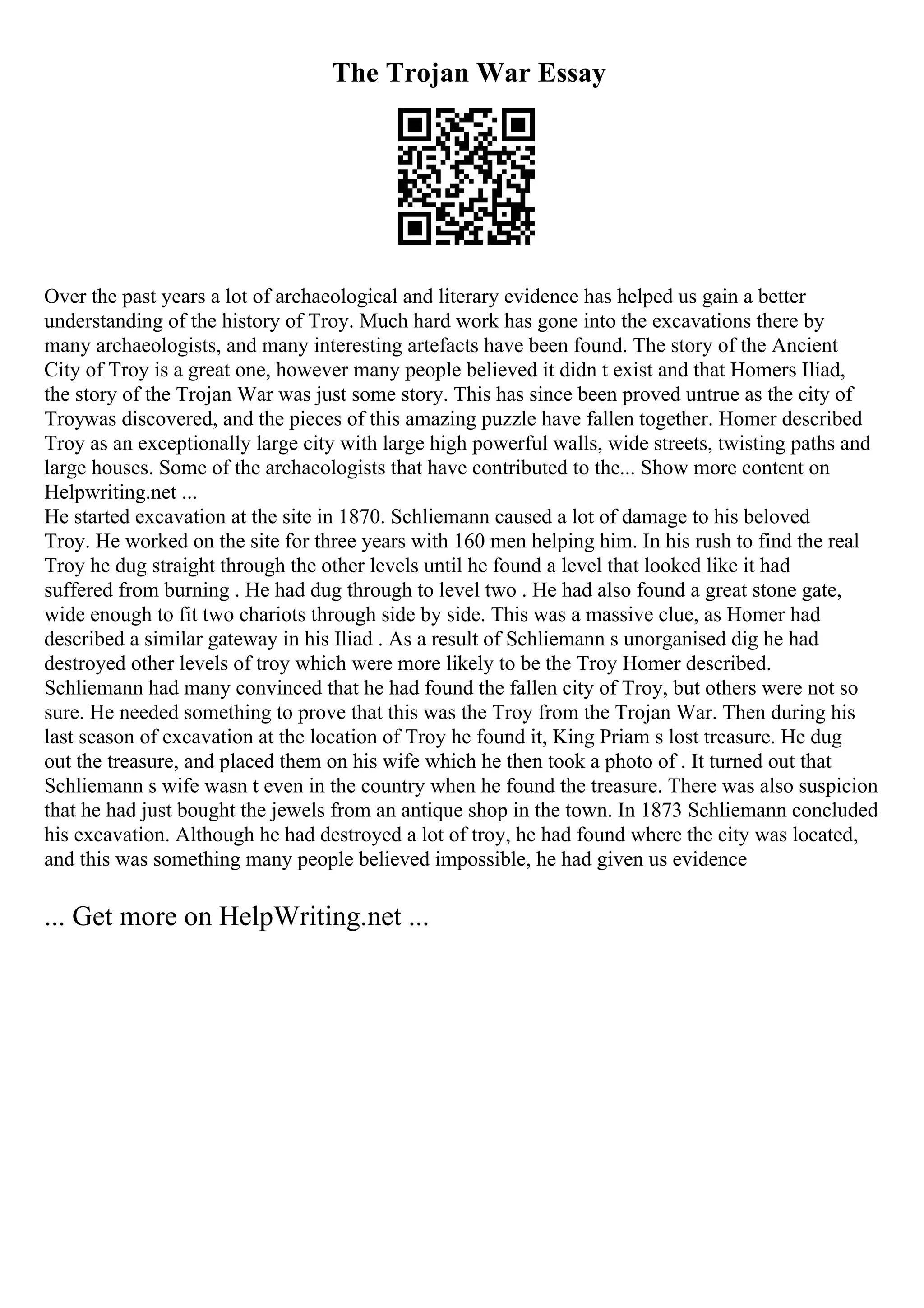 Essay First Draft Example | PDF