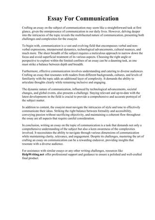 Essay For Communication.pdf