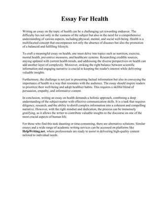 Essay For Health.pdf