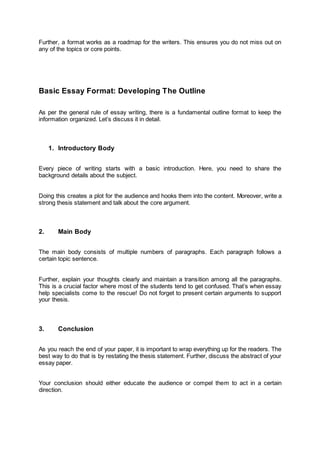Essay format | PDF