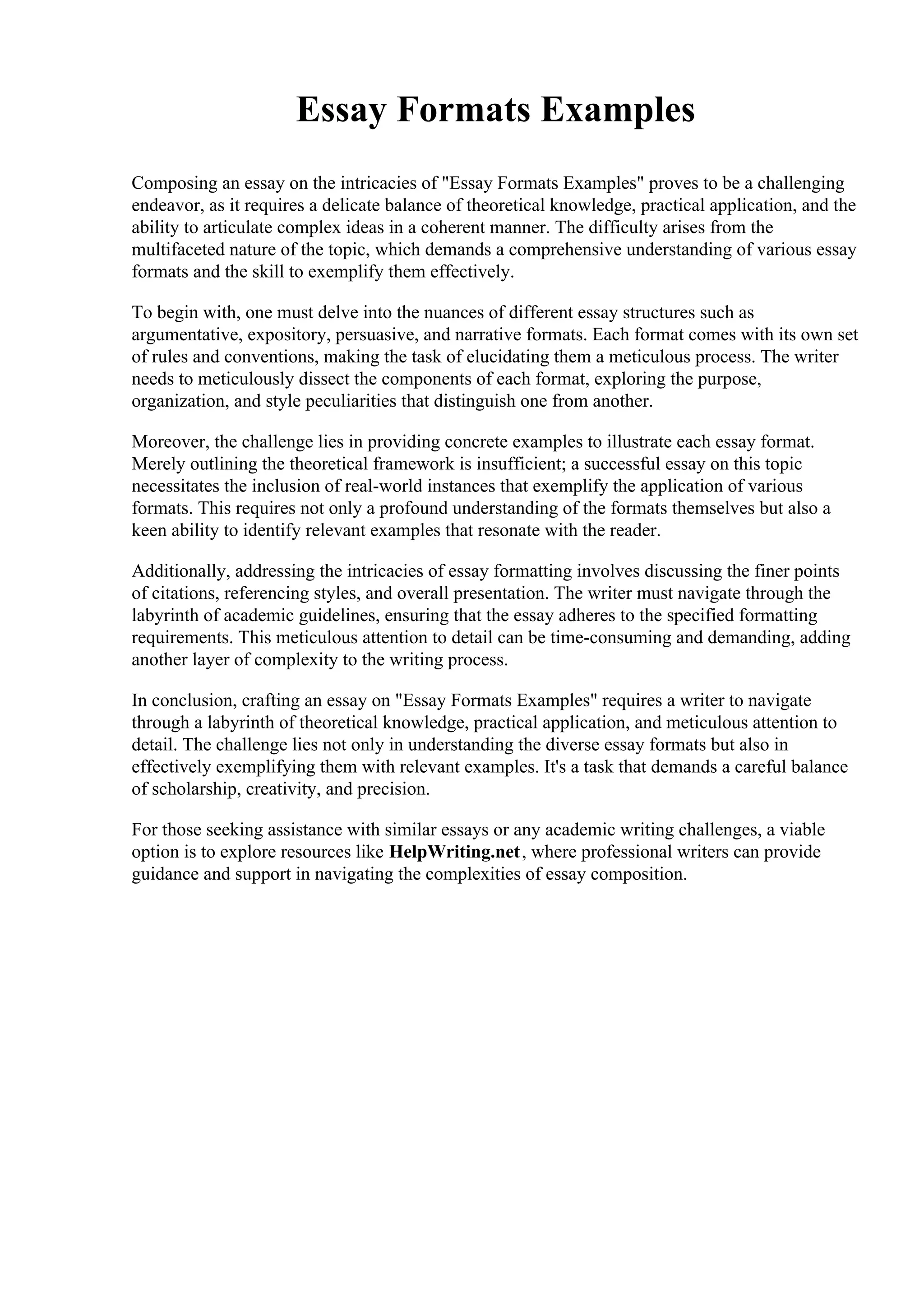 Essay Formats Examples.pdf