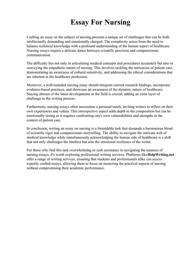 Essay For Nursing.pdf