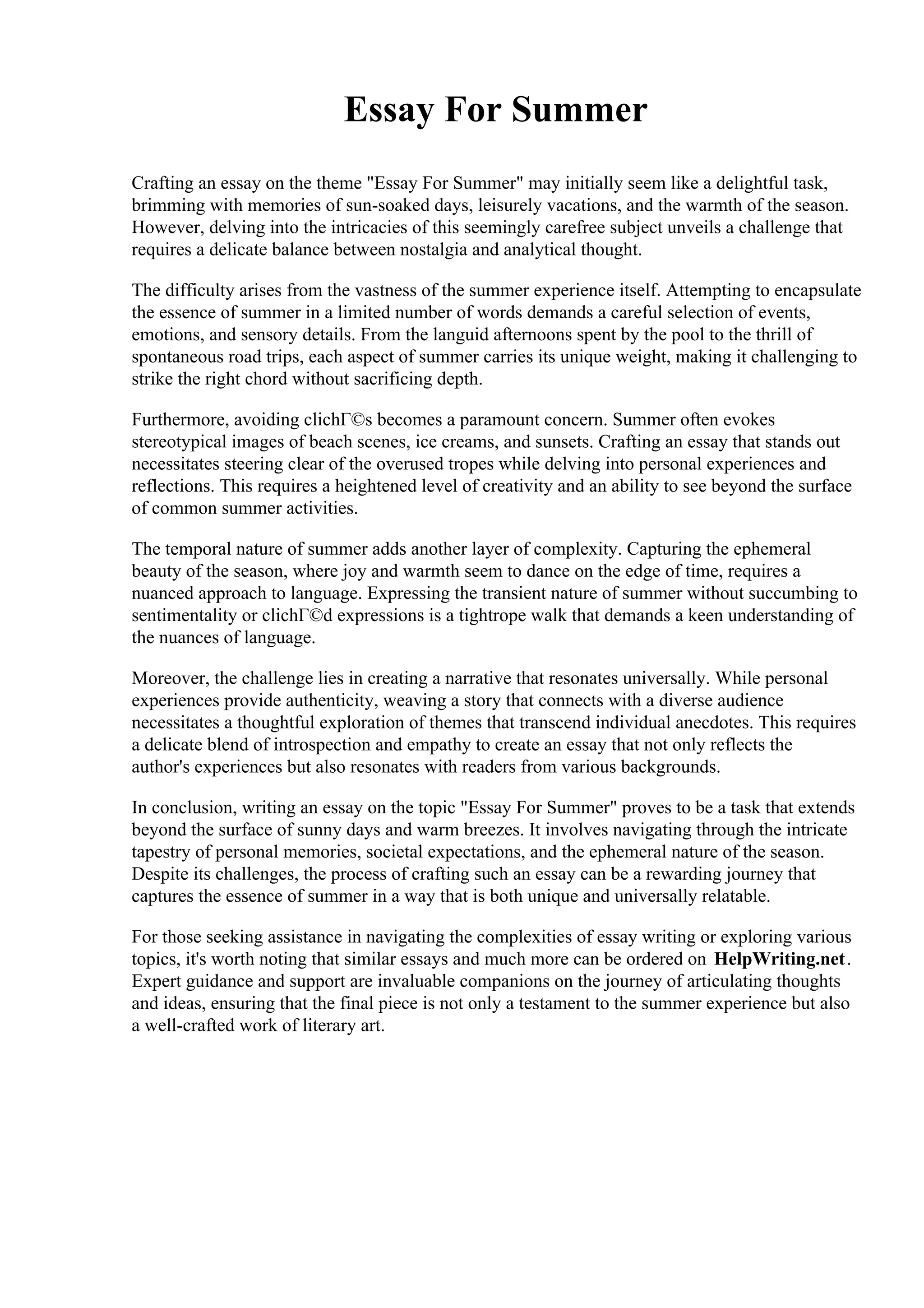 Essay For Summer.pdf