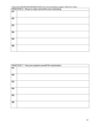 Essay for weak students | DOCX