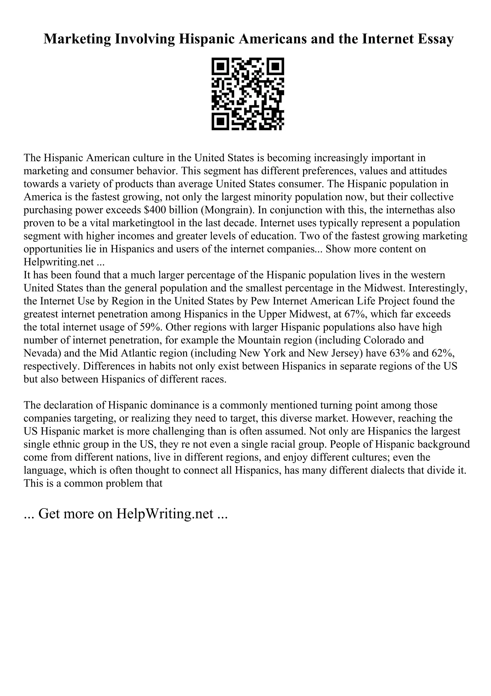 Essay Framework Example | PDF