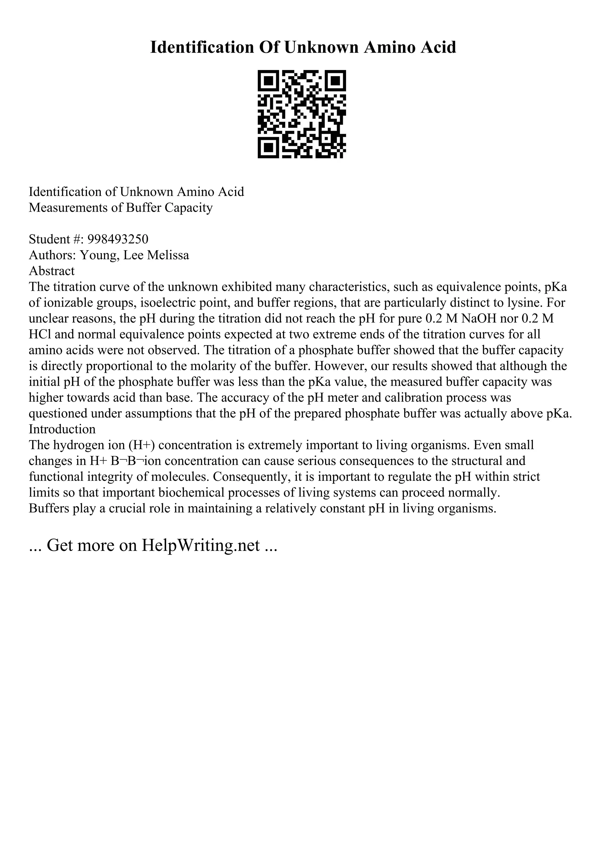 Essay Framework Example | PDF