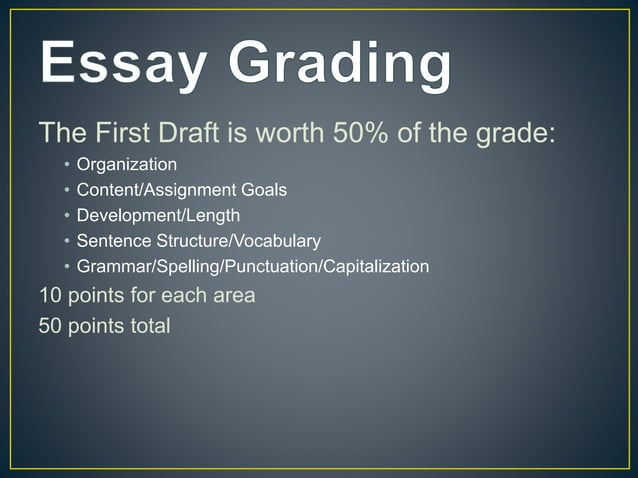 Essay grading | PPTX
