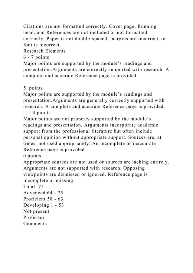 Essay Grading Rubric CriteriaLevels of AchievementContent 5.docx