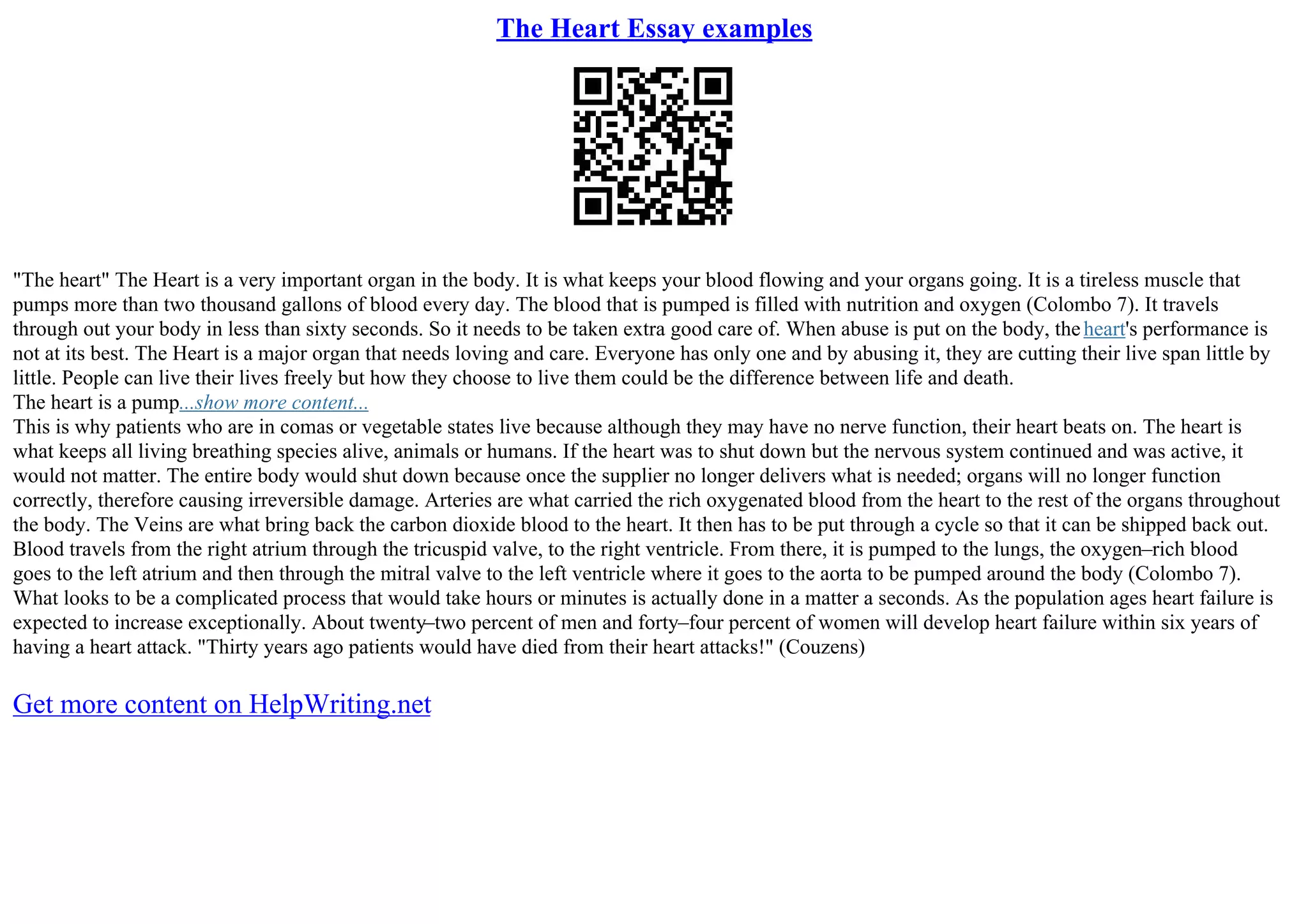 Essay Heart Attacks | PDF