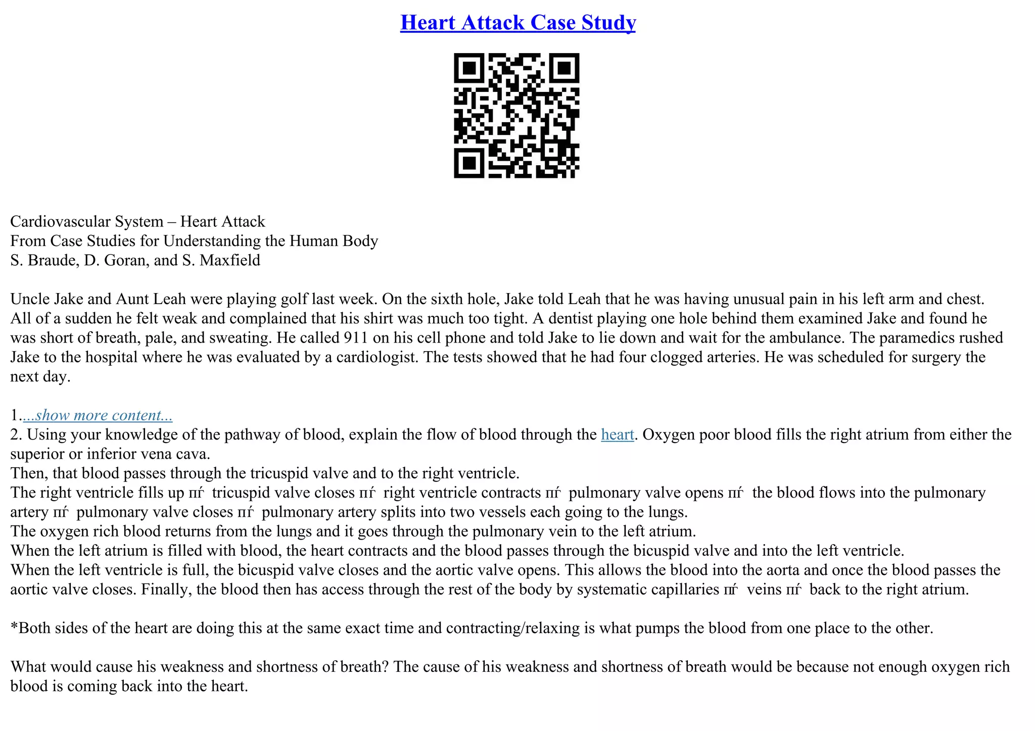 Essay Heart Attacks | PDF