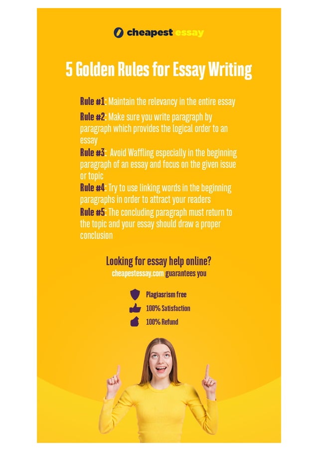 5 Golden Rules for Essay Writing | PDF