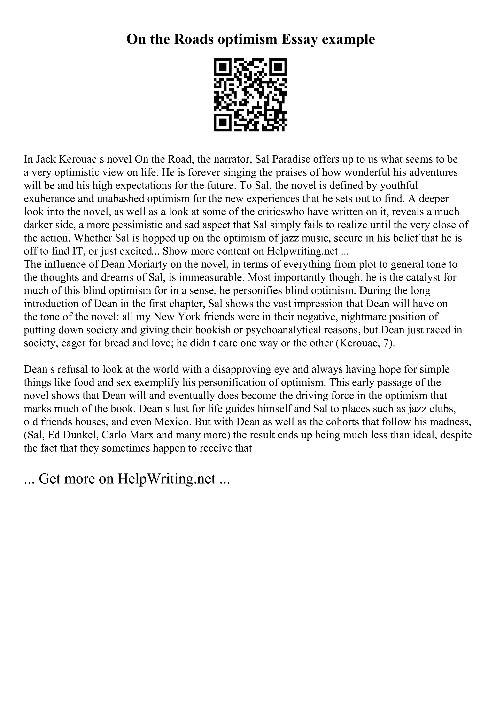 Essay Hook Sentence Examples | PDF