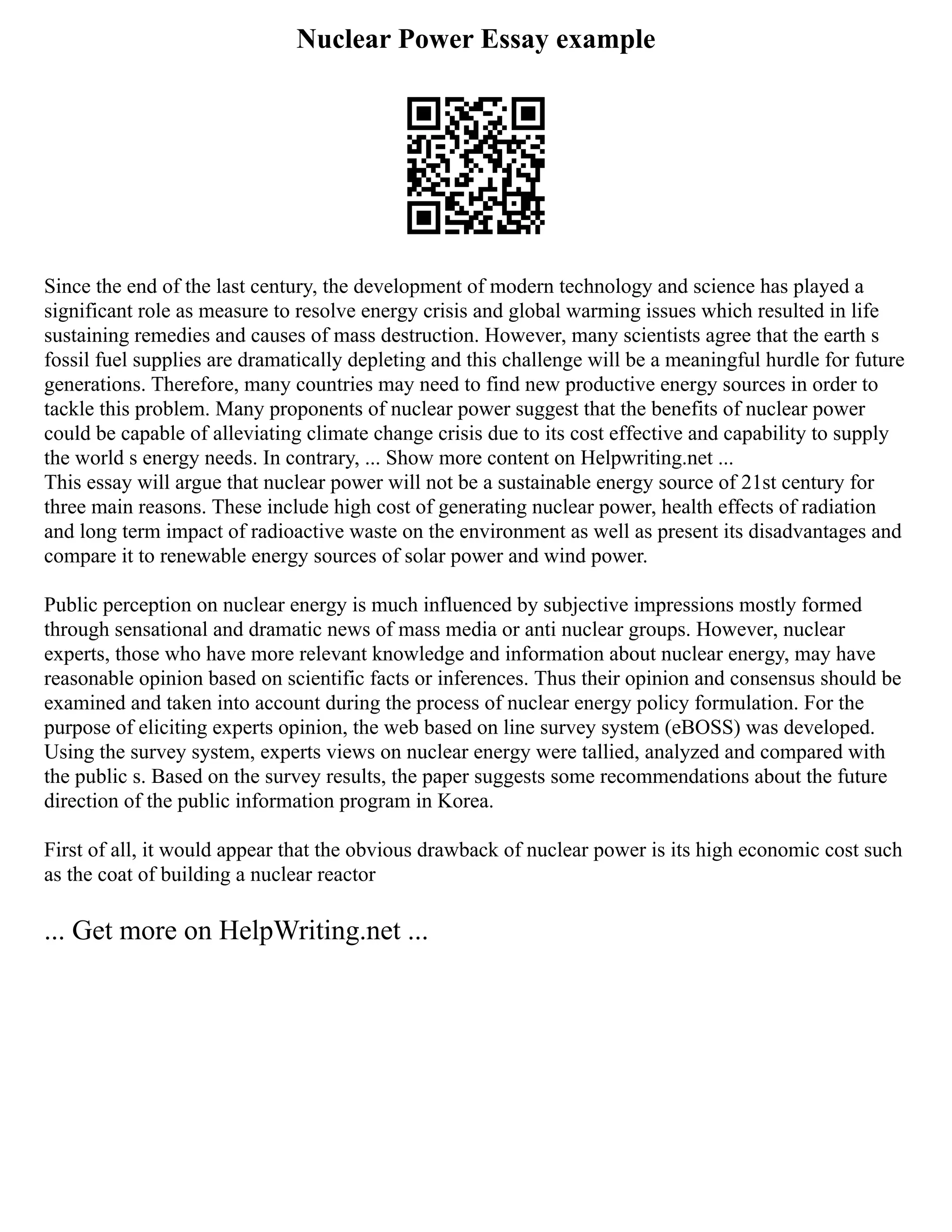 Essay In English For Students Telegraph | PDF