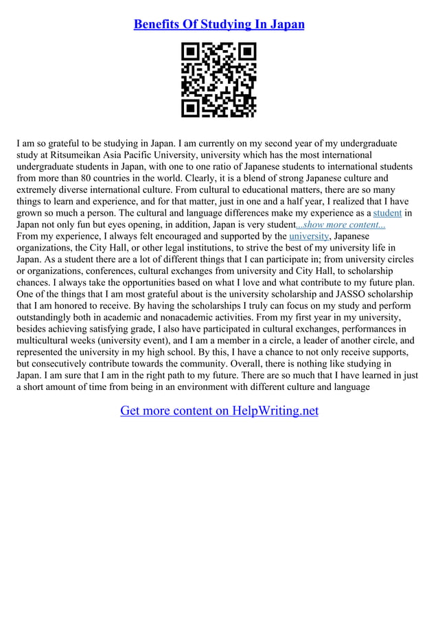 Essay In Japanese | PDF | Geography | Science