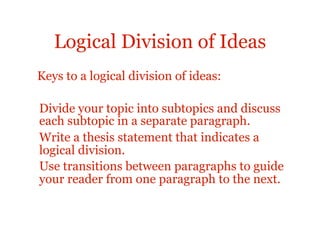 Essays: Introduction and outline | KEY