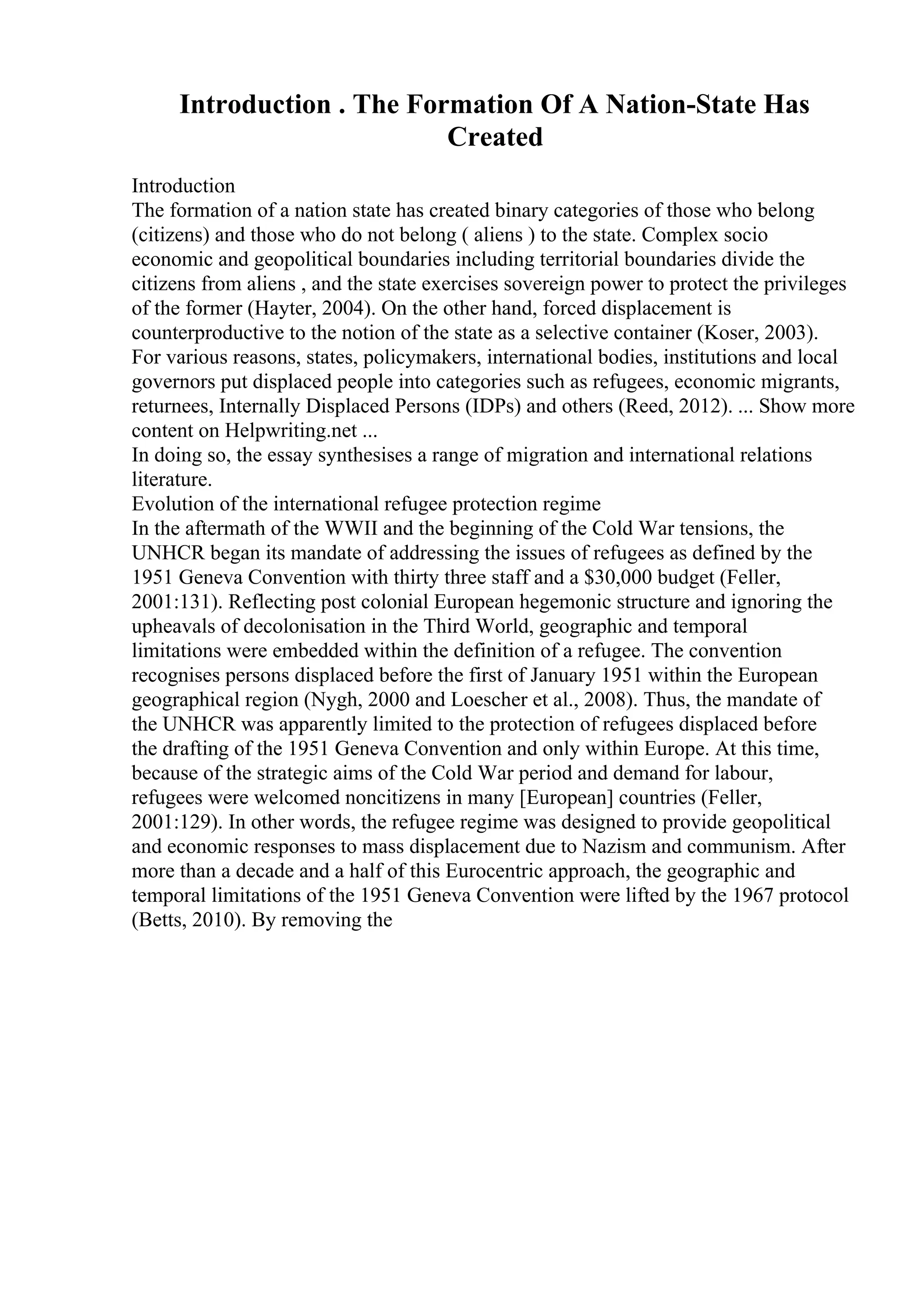 Essay Introduction Body Conclusion | PDF