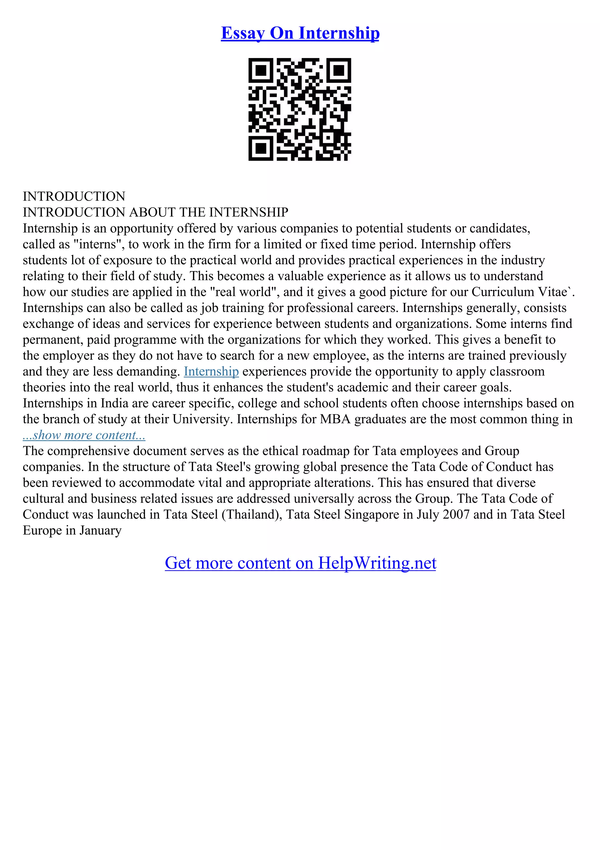 Essay Introduction Generator | PDF