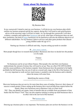 Essay Introduction Generator | PDF