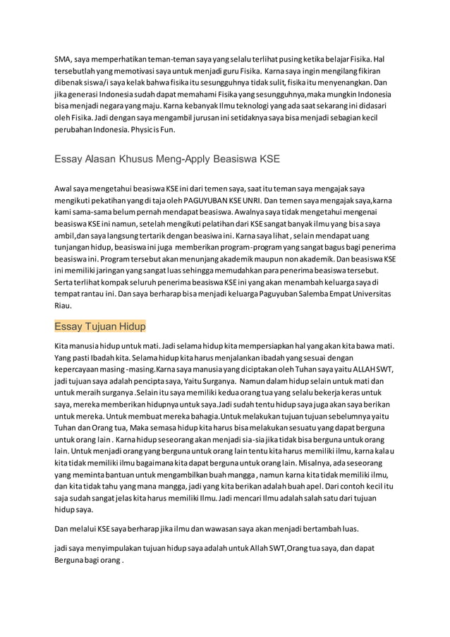 Essay kse | DOCX