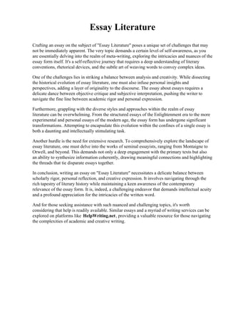 Essay Literature.pdf