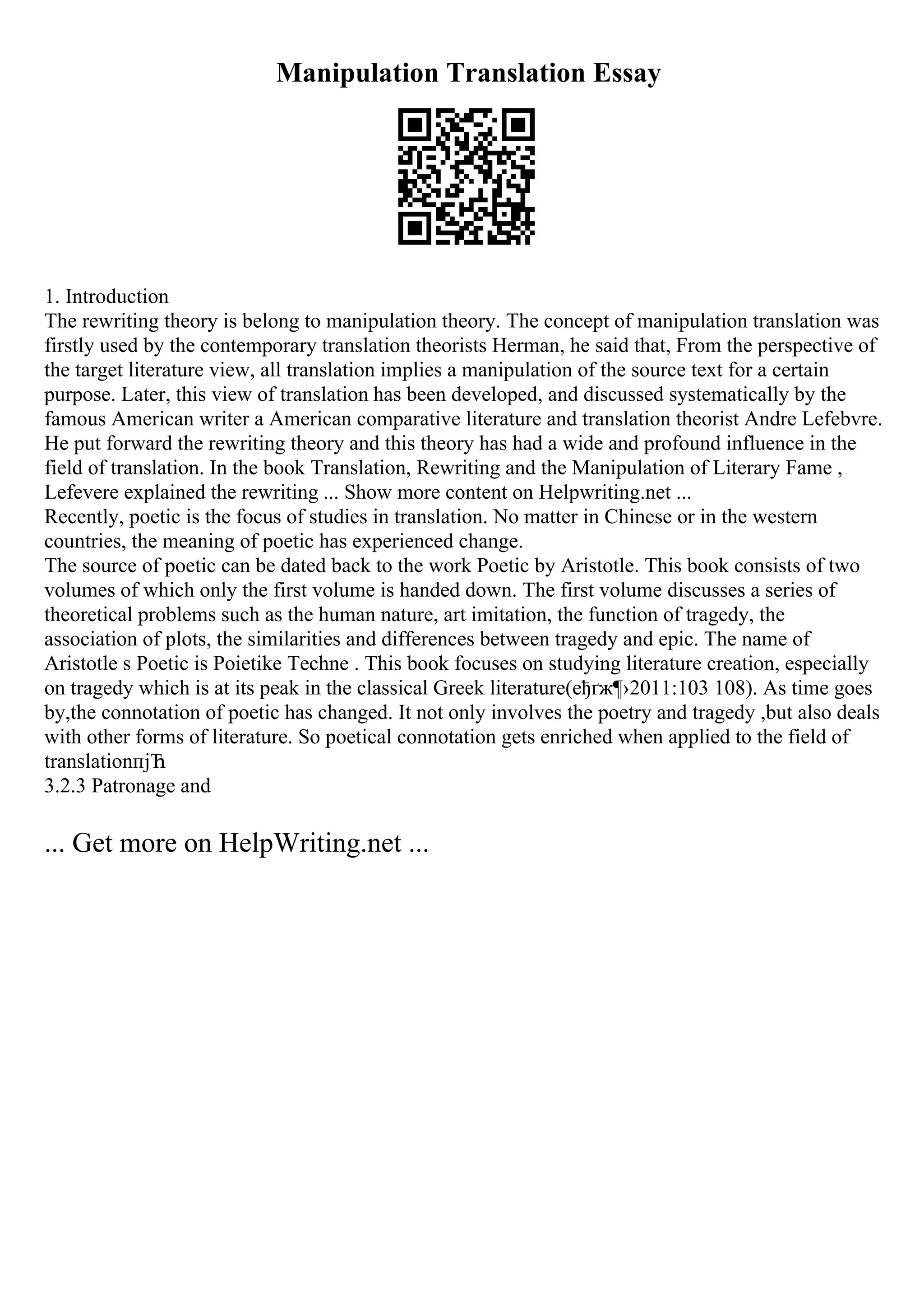 Essay Methodology Sample | PDF | Homework and Study | Education