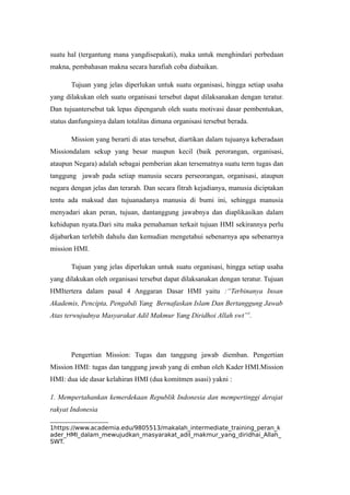 Essay mission hmi (1) | PDF